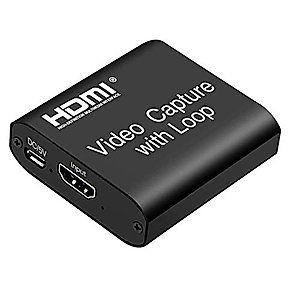 ORIVISION Video Capture Card 4K HDMI Device with Loop Out, Full HD 1080P Game Capture Video Recorder for Live Streaming, Broadcasting or Video Conference,S3/PS4/Xbox One/DSLR/Camcorders