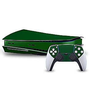 FOREST GREEN Vinyl Decal Mod Skin Kit by System Skins - Compatible with PlayStation 5 Console (PS5)
