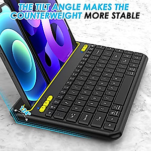 Updated 2023 Version K486 Wireless Bluetooth 5.0 Multi-Device Keyboard for Windows, macOS, iPadOS, Android or Chrome OS, Compact, Compatible with PC, Mac, Laptop, Smartphone, Tablet - Black