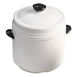 Hemoton Small Ceramic Stew Pot Stockpot Miso Soup Bowl with Lid Japanese Bowl for Bird Nest Tonic Dessert Noodle Soup Salad Pasta