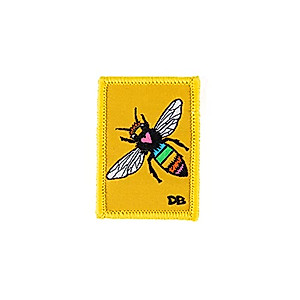 Dime Bags Interchangeable Accessory Patches | Removable Patches for Dime Bags Customization | 2-Pack (Pollination Station)