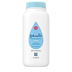Johnson's Baby Powder Soothing Aloe & Vitamin E 1.50 oz (2 Pack)