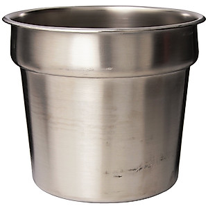 Vollrath 7-1/4 qt Stainless Steel Vegetable Inset,Silver,78184