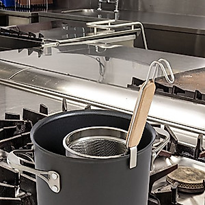 Helen's Asian Kitchen Helen’s Asian Kitchen Stainless Steel Mesh Spide, 6-Inch, Basket, Silver