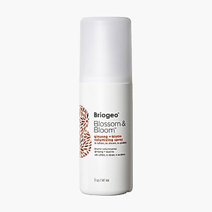 Briogeo Blossom and Bloom Ginseng and Biotin Volumizing Spray, Volumizing Styler for Fine, Thin, Limp Hair, Vegan, Phalate & Paraben-Free, 5 oz