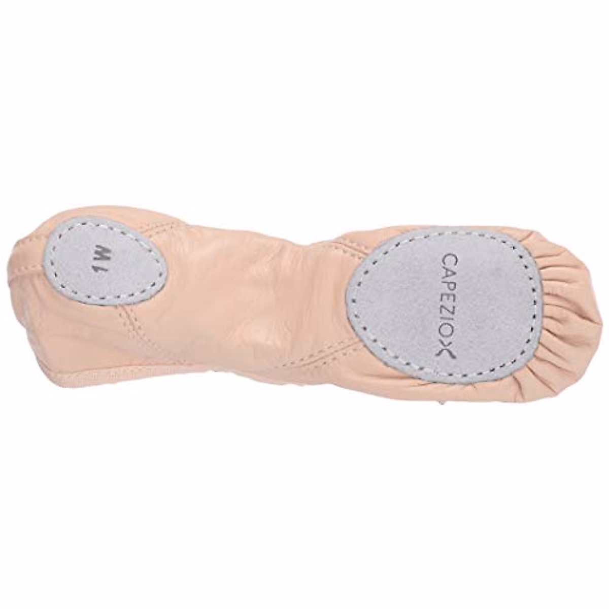 Capezio Girls Leather Juliet Ballet Shoe-Child, Light Pink, 12.5 Little Kid