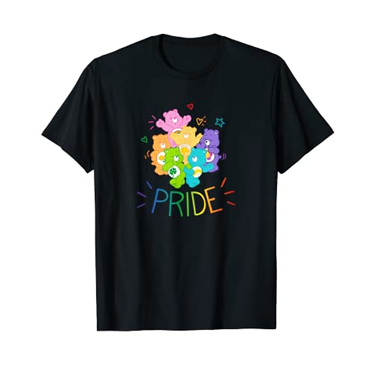 Care Bears Rainbow Pride and Doodles T-Shirt