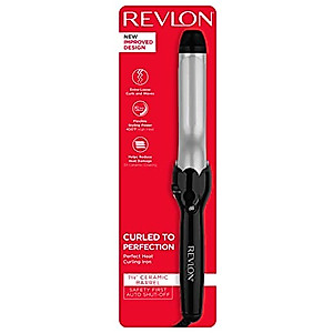 Revlon Perfect Heat Triple Ceramic Curling Iron | For Silky Smooth Tousled Curls (1-1/4 in)