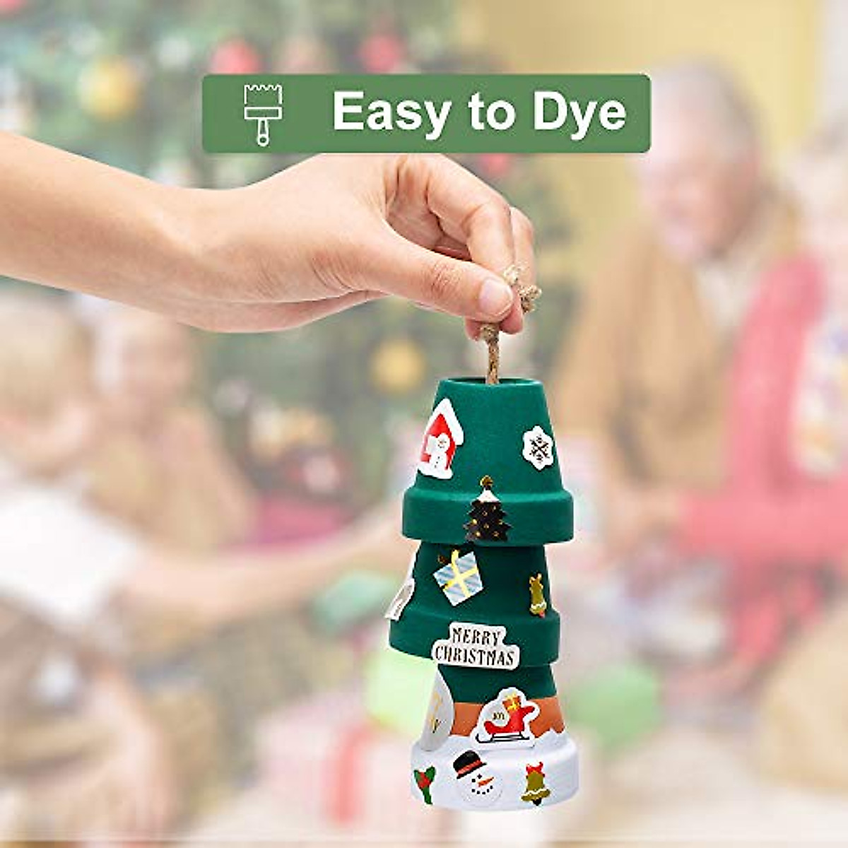 32pcs Small Mini 2" Terracotta Pot Clay Ceramic Pottery Planter, Cactus Flower Nursery Terra Cotta Pots, with Drainage Hole, for Indoor/Outdoor Succulent Plants, Crafts, Wedding Favor