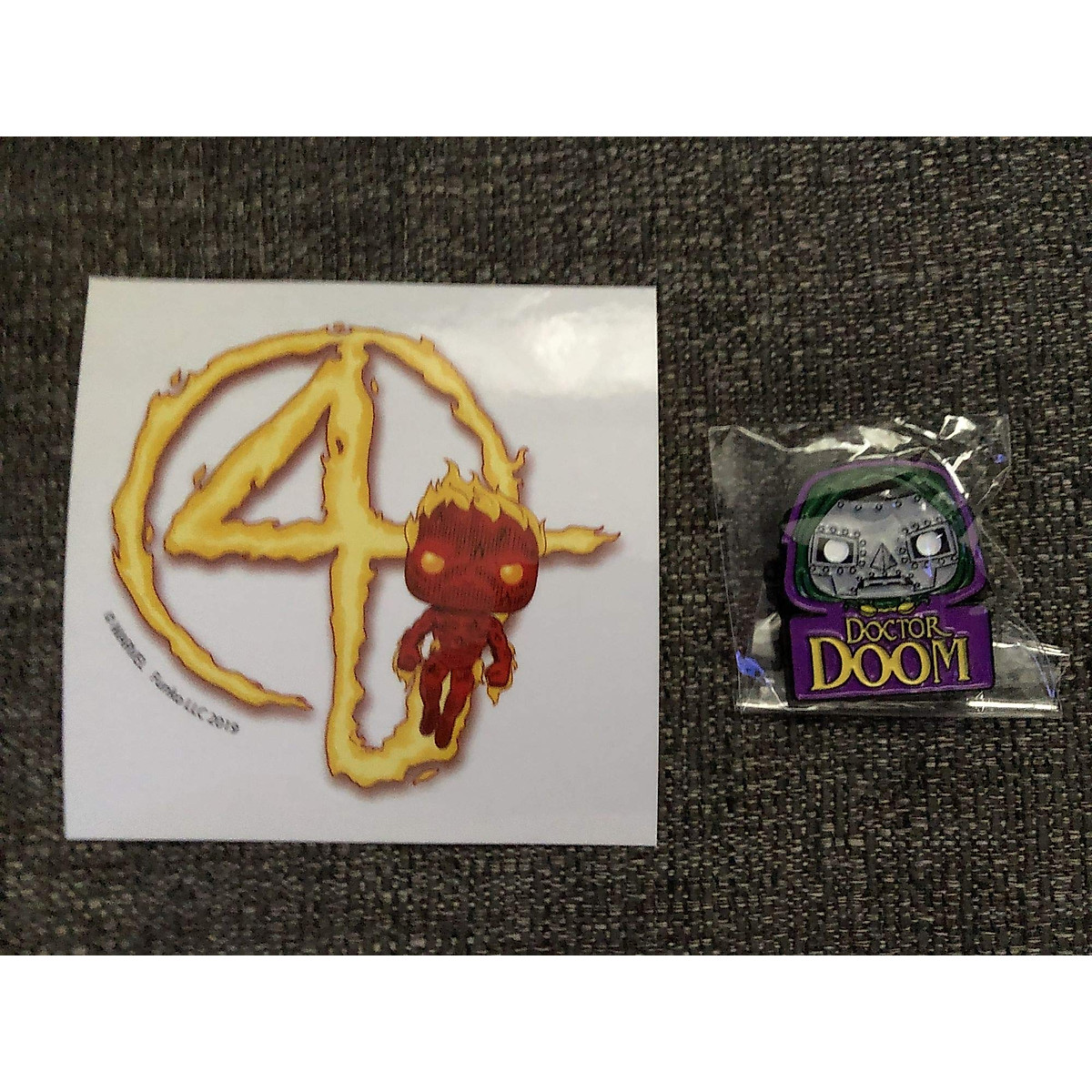 Funko Marvel Collector Corps Subscription Box, Fantastic Four - M, January 2020