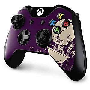 Skinit Decal Gaming Skin Compatible with Xbox One Controller - Officially Licensed Disney The Nightmare Before Christmas Lock Shock and Barrel Art Design