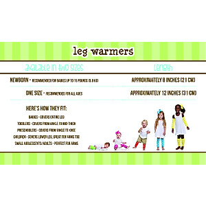 juDanzy 3 Pairs of girls baby Leg Warmers for newborn, infant, toddler, child (One Size, White, Black, Gray)