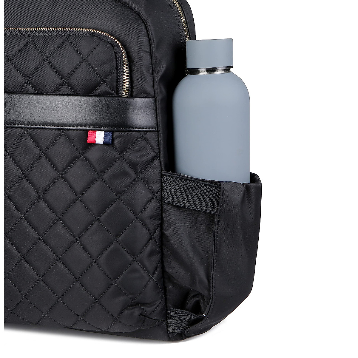 Nordace Ellie Mini Backpack for Women with USB Charging Port, Water Resistant - Mini Daily Backpack (Black)