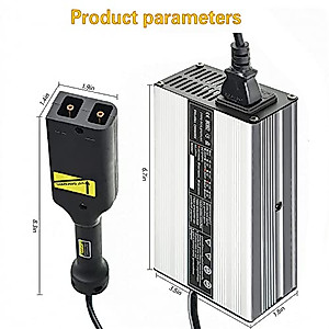 WFLNHB 36 Volt 5 Amp Battery Charger Replacement for EZGO TXT Medalist Golf Cart D Style Plug