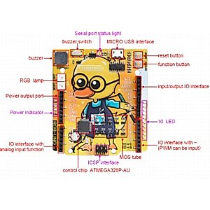 Advance Arduino UNO R3 Board ATmega328P with USB Cable(Arduino-Compatible) for Arduino