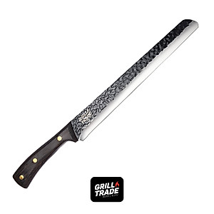 Grill Trade Carving Knife Set - 16-Inch Ultra-Sharp Chef Knife - Steak Knives for Precise Cutting - Ergonomic Carving Knife for Meat - Sharp Knife Meat Slicer for Home - Meat Cutting Knife - Set of 1