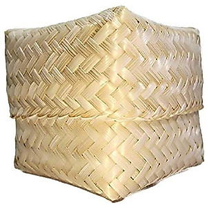 Basket Sticky Rice (kitap ss) to Craft Handmade from Bamboo Nature in Thailand for kitchenware or cookware Steamer Pot Food Decoration Storage
