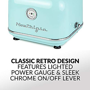 Nostalgia Classic Countertop Cotton Candy Machine, Retro Vintage Candy Maker Includes 2 Reusable Cones & Scoop, Aqua