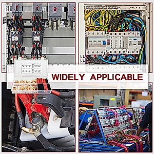 150Pcs Copper Wire Lugs, 70Pcs AWG 2 4 6 8 10 12 Battery Cable Lugs Battery Cable Ends Ring Terminals Connectors with 80pcs Heat Shrink Tubing