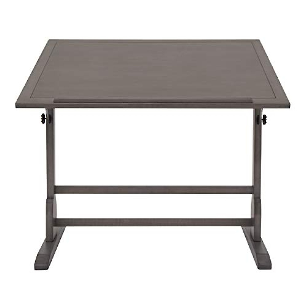 SD STUDIO DESIGNS Vintage Solid Wood Drawing 42" x 30" Angle Adjustable Top Drafting Table, 42", Slate Gray