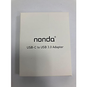 nonda USB C to USB 3.0 Adapter(2 Pack),USB to USB C Adapter,USB Type-C to USB,Thunderbolt 4/3 to USB Female Adapter OTG for MacBook Pro2021,MacBook Air 2020,iPad Pro 2021,More Type-C Devices