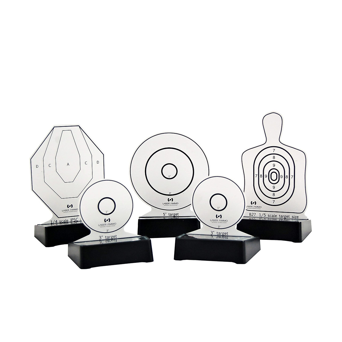 Laser Ammo Interactive Multi Target Training System (i-MTTS) 5 Targets Pack with System Controller