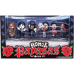 Homie Payasas Series 1, 2-Inch Figures Set of 6 Pieces by Homies 20454BX