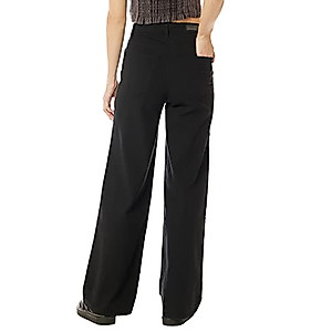 Unionbay Women's Sloane Stretch Twill Wide Leg Pant, Black, 13