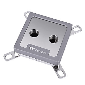 Thermaltake Pacific W8 CPU Water Block, AM5/LGA1700 Compatible, Includes Thermaltake TG-60 Metal Thermal Grease, CL-W347-CU00SL-A Silver