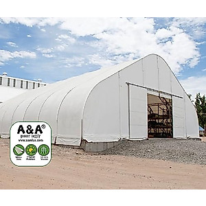 A&A Greenhouse White Plastic Film Polyethylene Covering 4 Year 6 Mil (8ft Wide X 28ft Long)