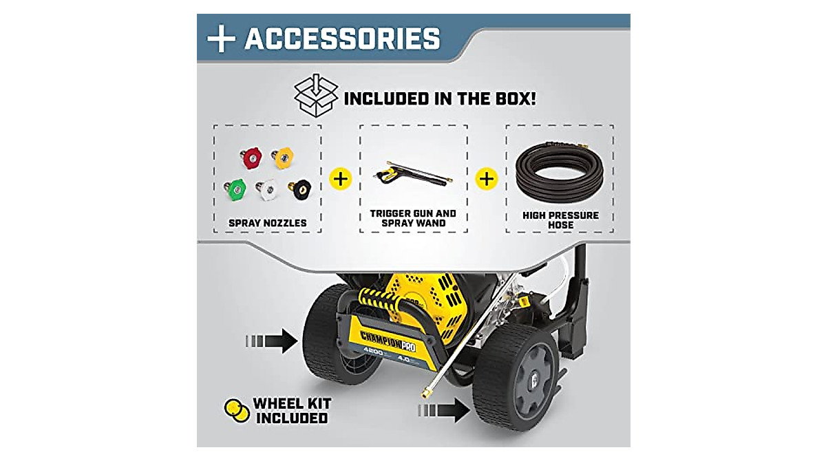 Champion 4200-PSI Gas Pressure Washer - Commercial Power