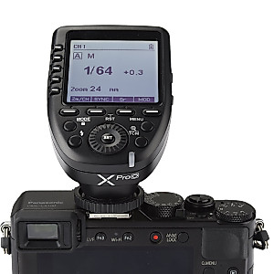 Godox Xpro-O for Olympus Panasonic TTL Wireless Flash Trigger 1/8000s HSS TTL-Convert-Manual Function Large Screen Slanted Design 5 Dedicated Group Buttons 11 Customizable Functions