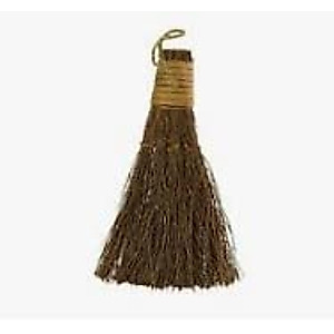 TDST Bundle of 2 Pumpkin Spice Scented Hand Broom Stick Decor Items, 6 in. Bulk Broomsticks Holiday Fall Autumn Halloween Christmas with Bonus TDST Scented Aziza, Brown (dtfg22)