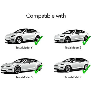 Lectron Portable Tesla Charger (12 Amp / 32 Amp) - Level 1. 2 Charging with Dual NEMA Plugs (NEMA 5-15 & 14-50) Compatible All Tesla Model X/Y/3/S