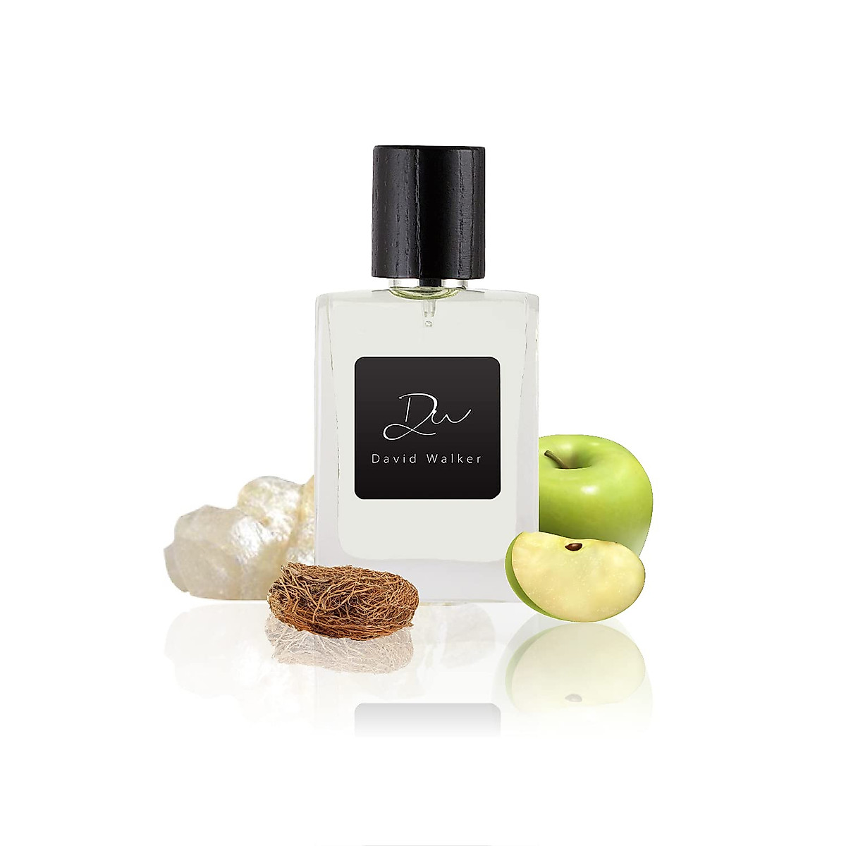 David Walker Suit Fragrance | Original Fragrance | London Black Edition | Eau de Parfum | Long lasting perfumes for Men | Green Apple, Pine | 50ml/1.7oz (Pack of 1)