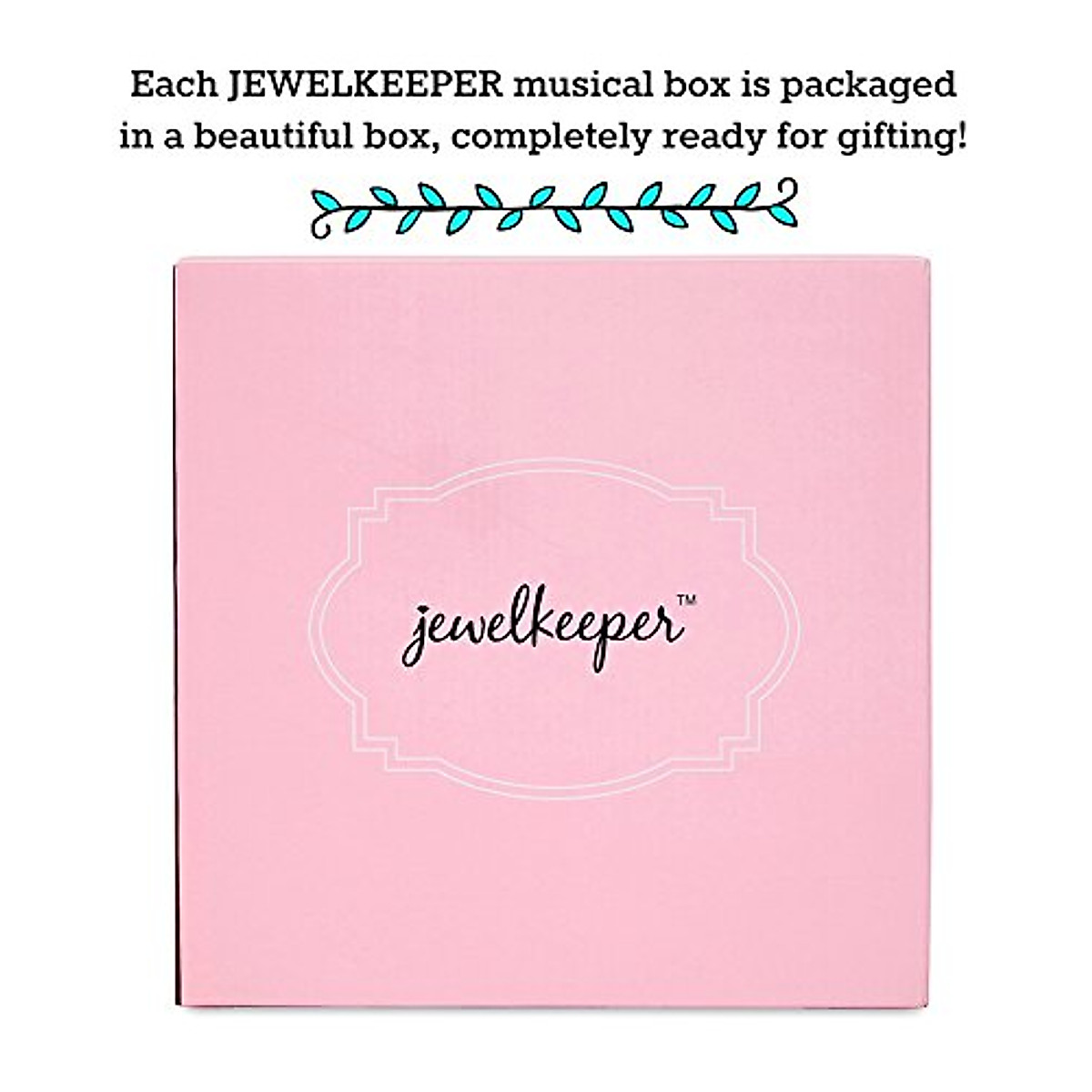 Jewelkeeper Ballerina Musical Jewelry Box with 3 Pullout Drawers, Ballet Slipper Design, Swan Lake Tune
