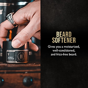 The Beard Struggle Warrior’s Beard Balm - Gold Collection, Hoenir's Poem - Non-Greasy Low-Hold Formula, Luxurious Cologne-Grade Fragrances 100% Natural and Plant-Based Ingredients - 50g