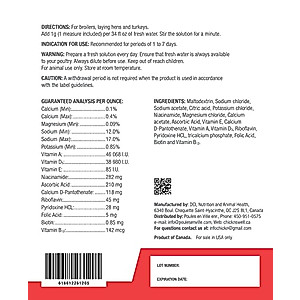 Chick'N Electrolyte for poultry