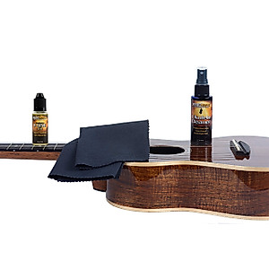 MusicNomad MN142 Premium Ukulele Care Kit 3 Pack