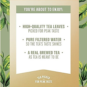 Gold Peak Zero Sugar Diet Iced Tea Drink, 16.9 fl oz, 6 Pack