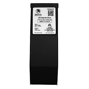 12V Magnitude Magnetic Dimmable LED Driver Transformer Hardwired Under Cabinet Lighting 100 Watt - Inspired LED