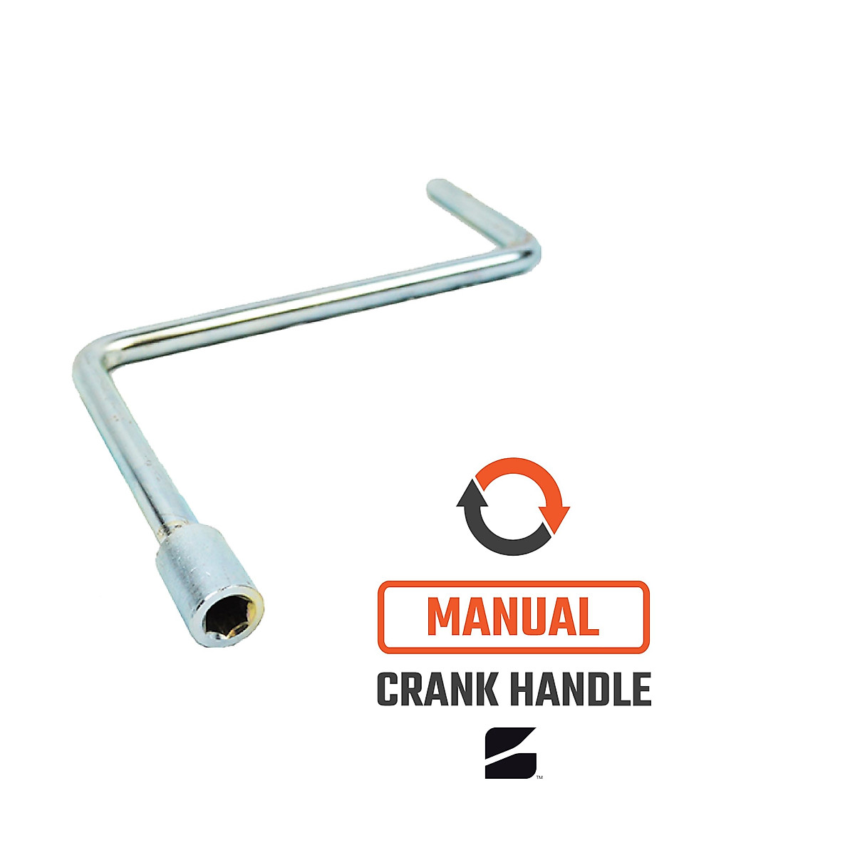 Bastion Distribution Power Tongue Jack | Electric or Manual Operation | A-Frame 3500LB Capacity | 12V | Front LED | for Trailers, Campers, and Boats