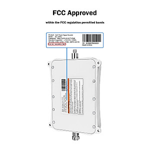 Mobile Signal Booster for Home Verizon, AT&T, US Cellular, T Mobile PCS 3G/4G/5G AWS LTE N2/N5/N12 Band 2/4/5/13/12/17 Cell Phone Signal Booster FCC Approved for All U.S. Carriers