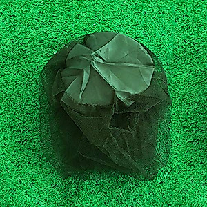 4 Pack Premium Mosquito Head Net Mesh Hat Face Netting Lightweight Durable Protective Cover Fly Insects Bugs Preventing for Camping Hiking Fishing Outdoor Activity