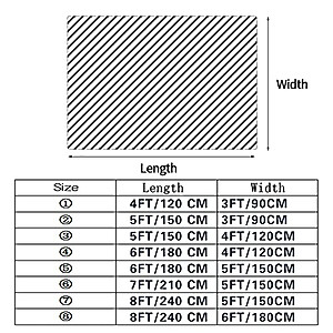 Gold Geometric Line Area Rugs, Green and White Non-Slip Carpet, Strip Rug Light and Low-Key Machine Washable for Living Room Study Bedroom Bedroom Kitchen,5×7ft /150 *210 cm