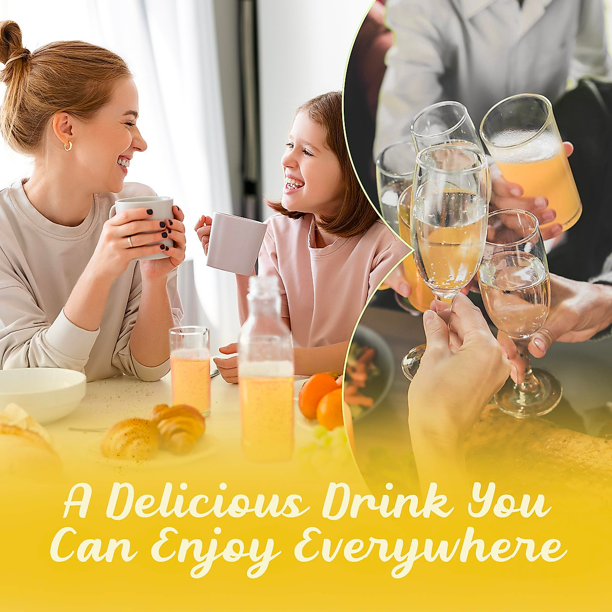 NuWonder Immunity Support Herbal Supplement made with Astragalus, Ginger, Jujube, Atractylodes, Natural Passion Fruit Flavor, Fizzy Bubbles, No Artificial Ingredients, Immune Booster Drink Mix 10packs