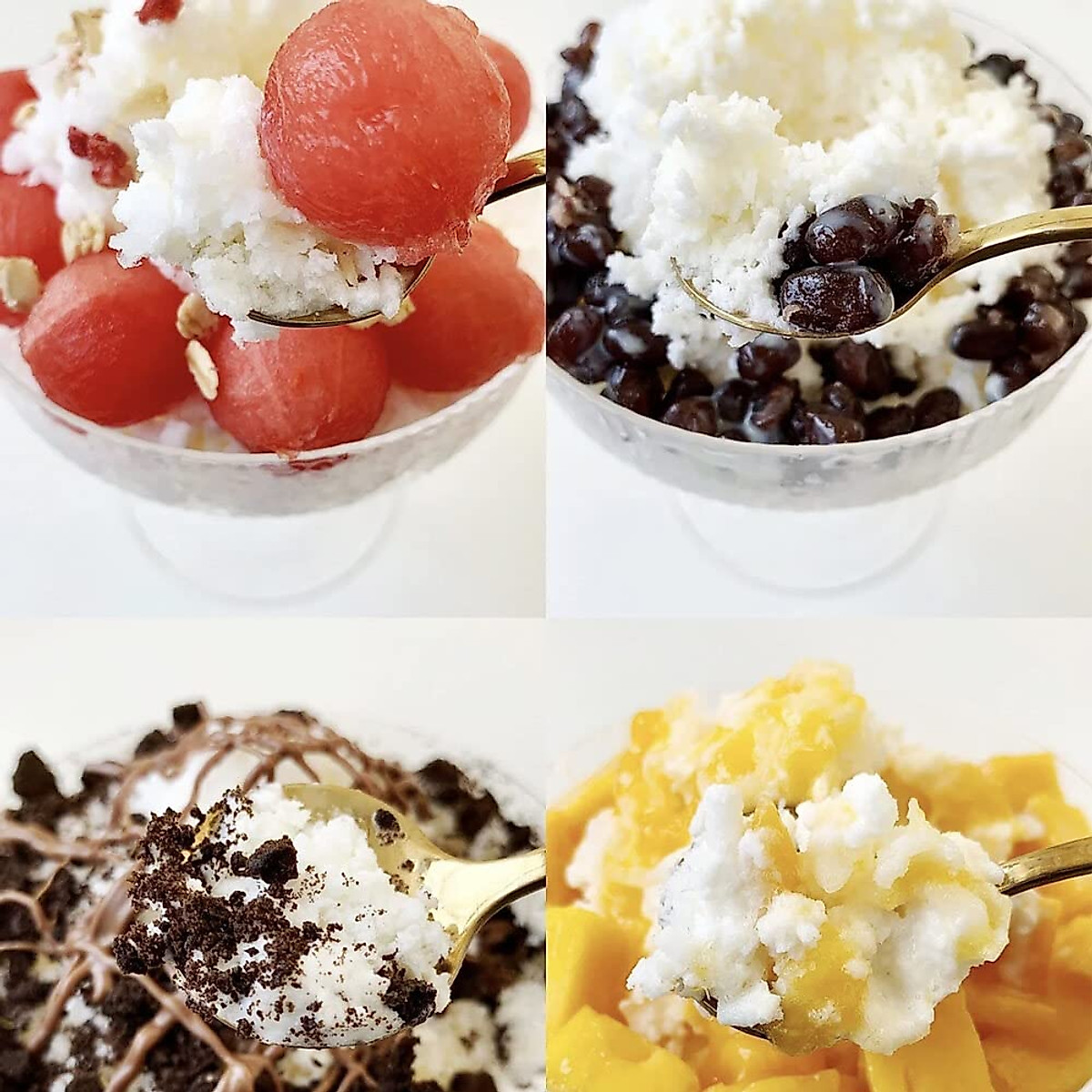 INSTITIZER 3Pcs Ice Molds for Shaved Ice Machine