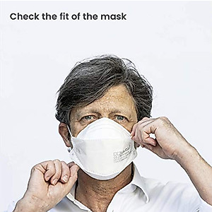 Covaflu KN95 Face Mask, Pack of 10 Masks, Cup Shaped KN95, 5 Layers Protection, Comfortable Fit, for Men and Women (White)