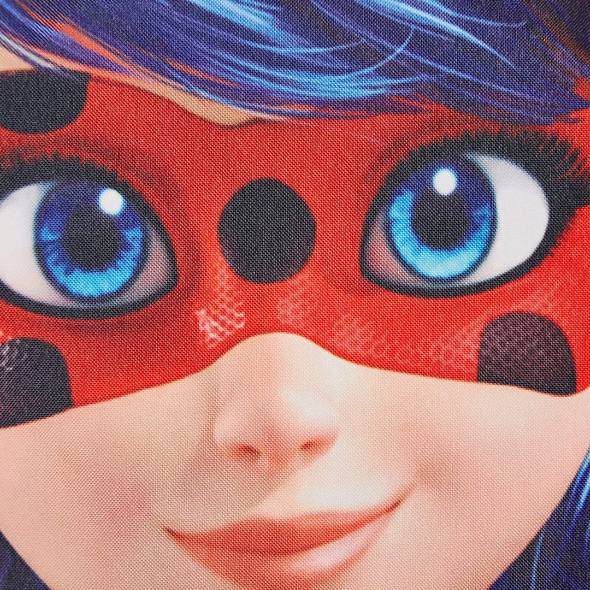 Miraculous Ladybug Backpack for Girls, 16 inch, Red