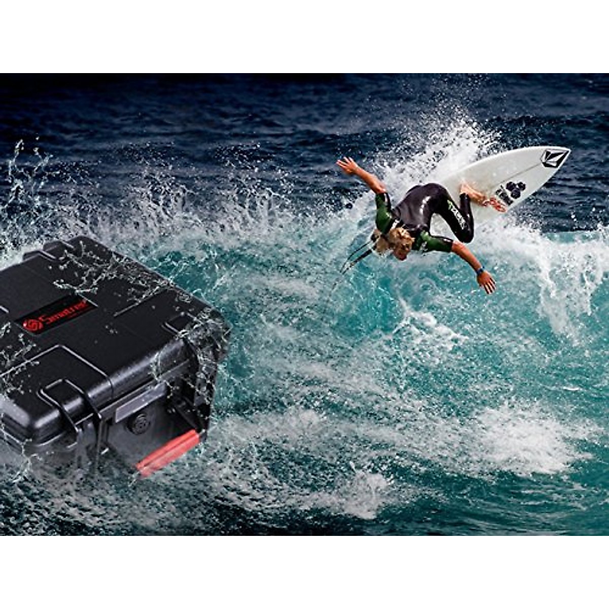Smatree SmaCase GA500 Floaty/Water-Resist Hard Case Compatible for GoPro Hero 11/10/9,8,7,6,5,4,3 Plus, 3, 2, 1,GoPro Hero (2018),DJI Osmo Action, 7.9 Liter Update(Camera and Accessories Not Included)